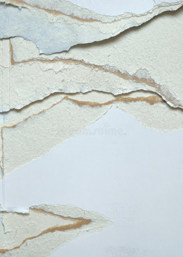 Torn Paper Collage Style, Ripped Paper Effect, Texture Abstract ...