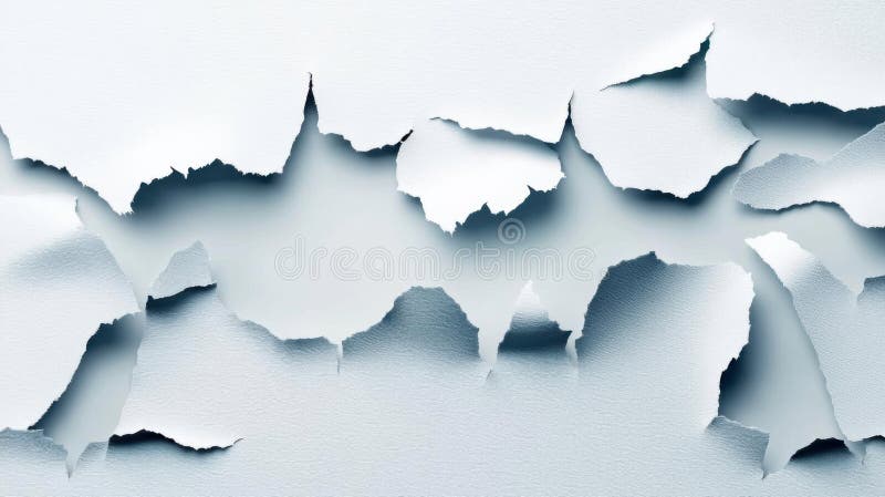 Torn Paper Creates Abstract Shapes with Depth and Texture, Ripped Paper ...