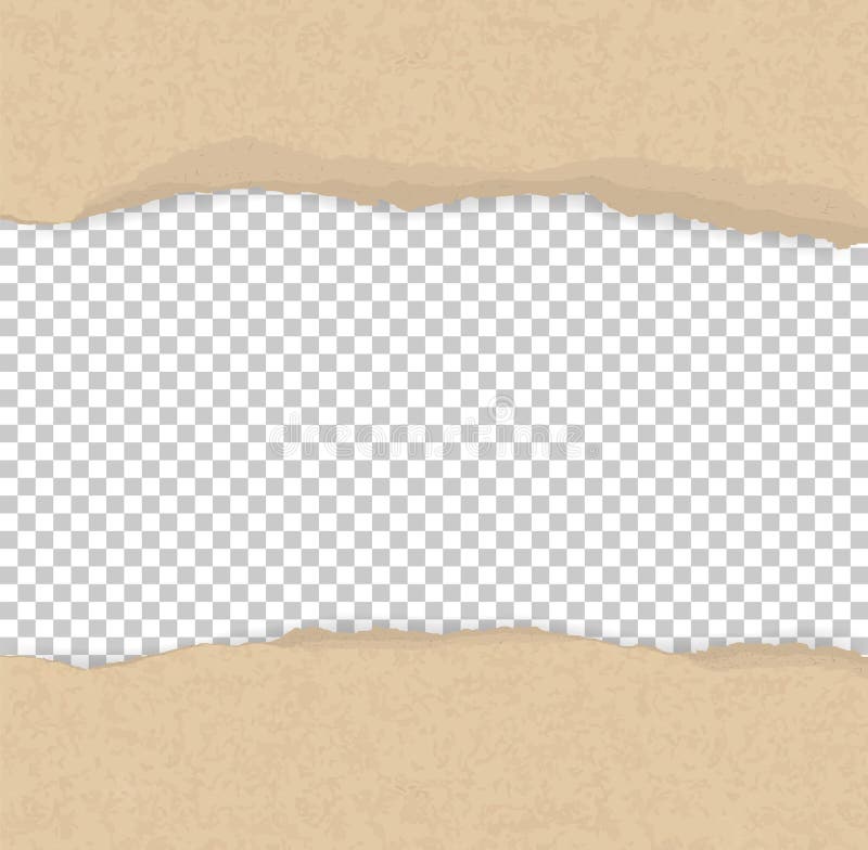 Ripped Paper Texture. Torn Paper Edges Background. Brown Paper. Stock ...