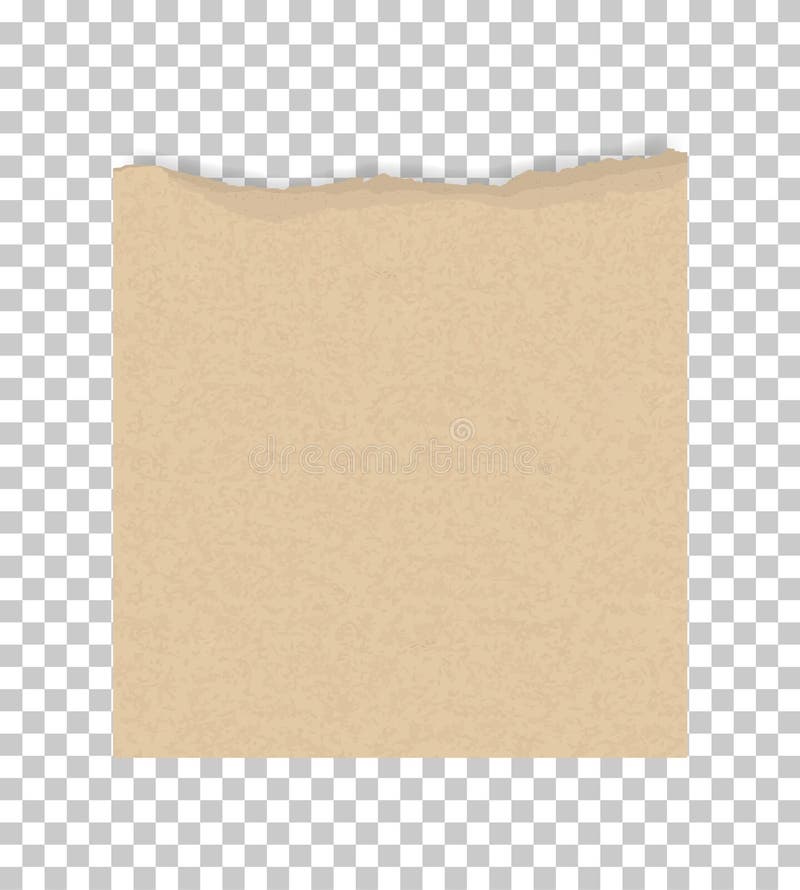 Torn Paper Edges for Background. Ripped Brown Paper Texture. Stock ...