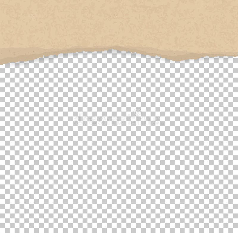 Torn Paper Edges for Background. Ripped Brown Paper Texture. Stock ...