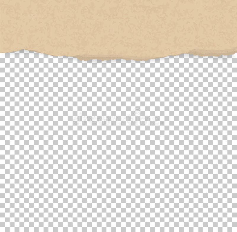 Torn Paper Edges for Background. Ripped Brown Paper Texture. Stock ...