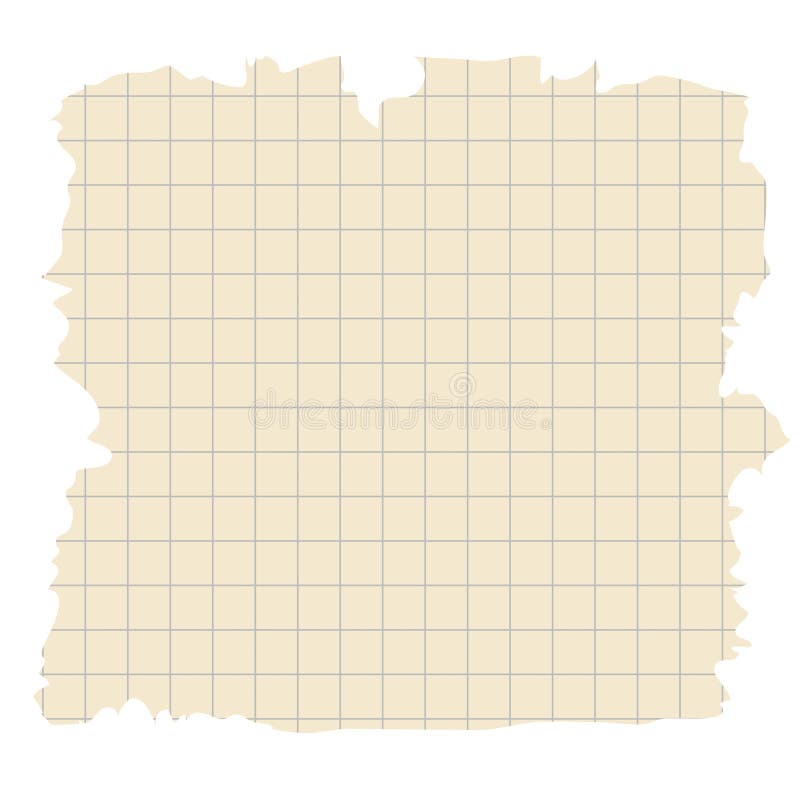 Torn Paper Edges Checkered Background Square Shape Stock Vector ...