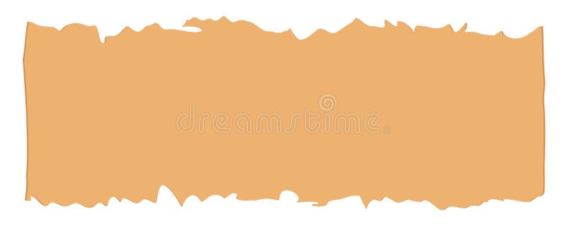 Torn Paper Edges Rectangle Shape Stock Vector - Illustration of graphic ...