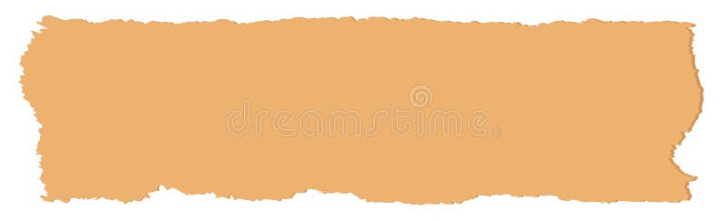 Torn Paper Edges Rectangle Shape Stock Vector - Illustration of torn ...