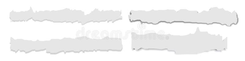 Torn Paper Edges. Seamless Torn Paper Edges Vector Illustration Stock ...