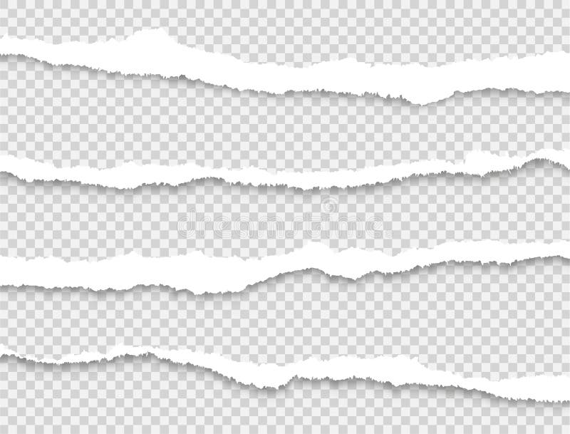 Torn Paper Set Vector, Layered. Vector Illustration Stock Vector ...