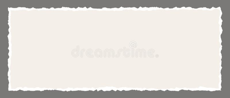 Torn Paper Frame Background. Light Beige Blank Sheet Wallpaper with ...