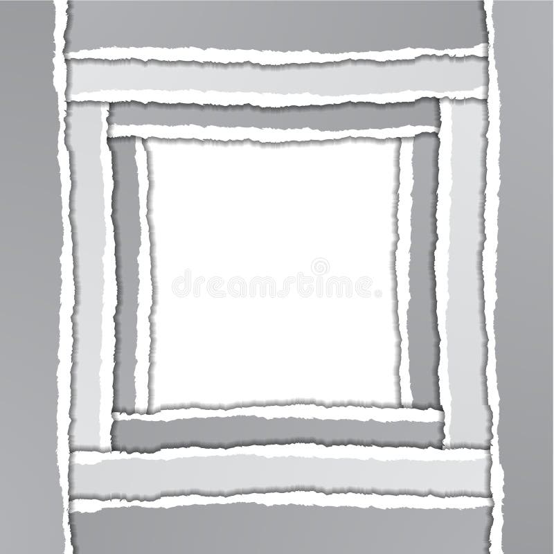 Torn Paper Frame stock vector. Illustration of label - 54580163