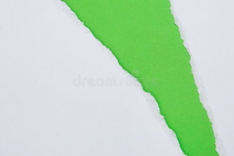 Torn Paper on Green Background Stock Photo - Image of copy, scrap: 58222358