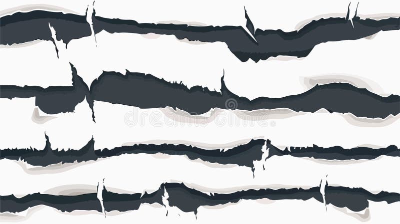 Torn Paper Header Separator Set Template for Design Projects Stock ...