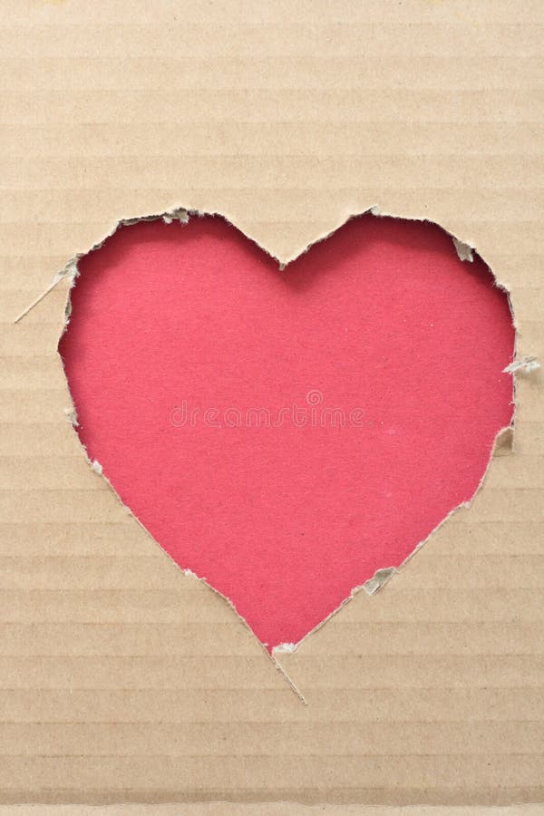 Torn paper heart stock photo. Image of close, heart, concept - 30114942