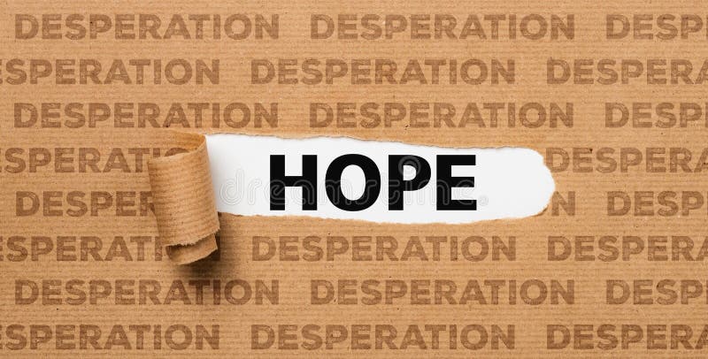 Torn Paper - Hope or Desperation Stock Image - Image of alternative ...