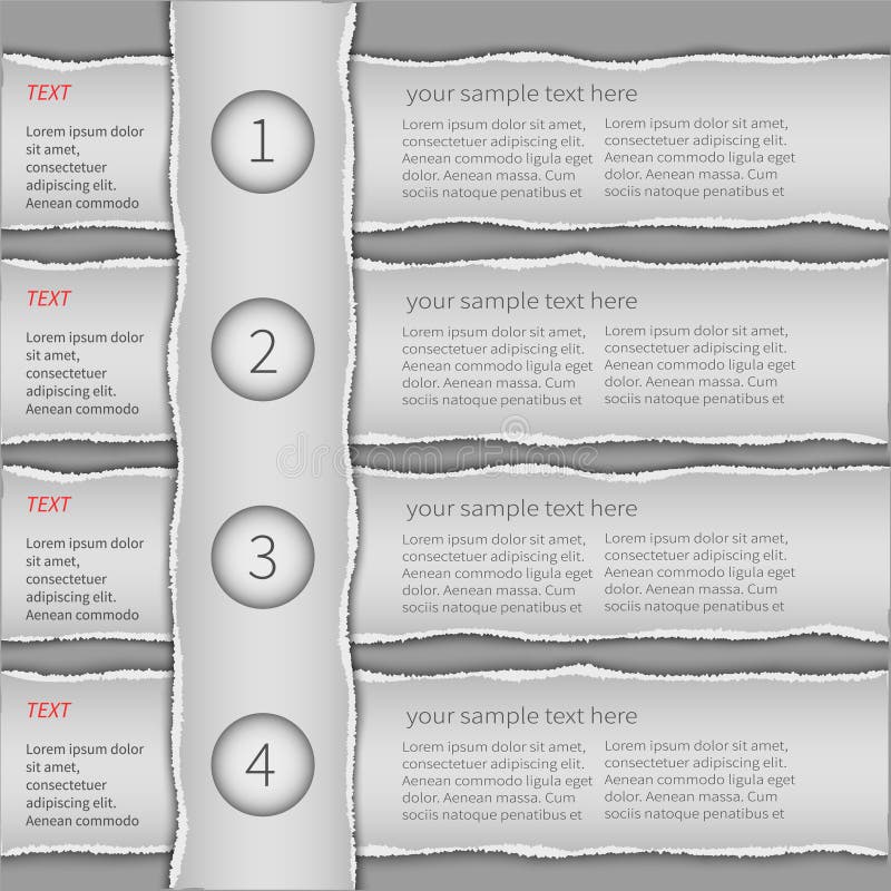 Modern Infographics Template Stock Vector - Illustration of origami ...