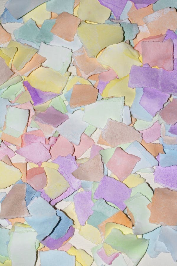 Torn Paper Layers Confetti Colour Delicate Abstract Gentle Texture ...