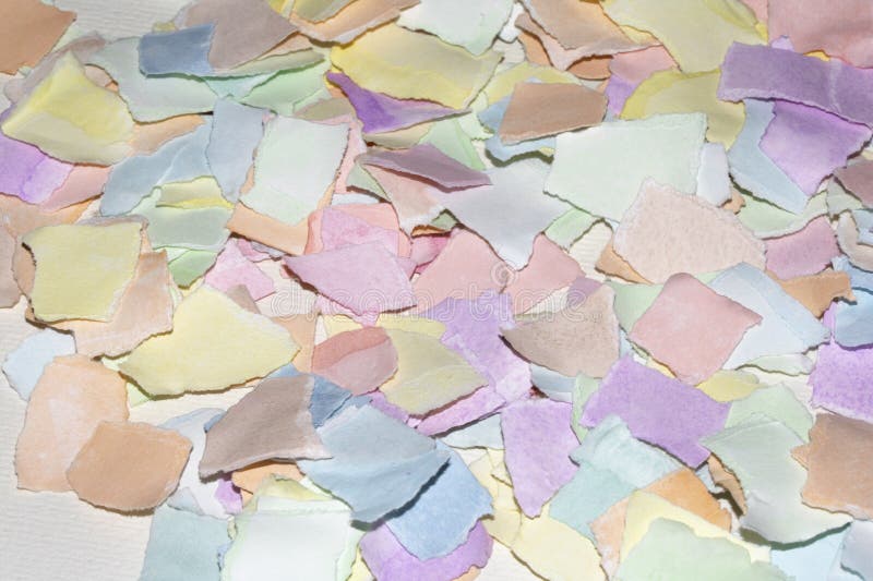 Torn Paper Layers Confetti Colour Delicate Abstract Gentle Texture ...