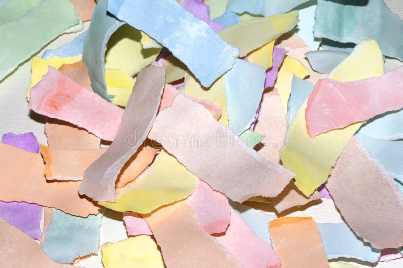 Torn Paper Layers Confetti Colour Delicate Abstract Gentle Texture ...
