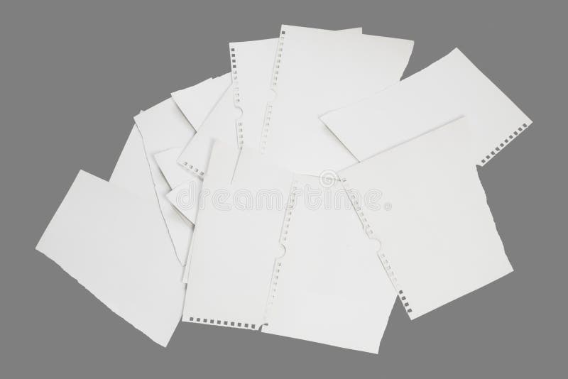 Torn paper notes stock photo. Image of ripped, crumpled - 23325954