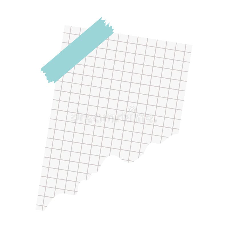 Torn Paper Notes Flat Illustration Stock Vector - Illustration of ...