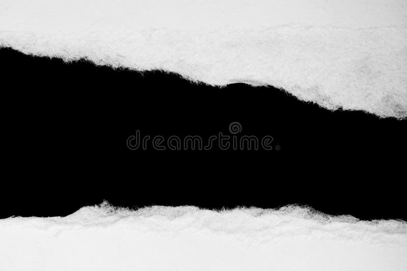 Torn Paper Peeled Off on Black Background Stock Photo - Image of blank ...