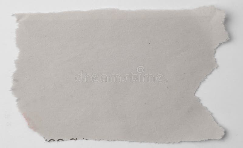 Torn paper piece stock image. Image of piece, isolated - 229622649