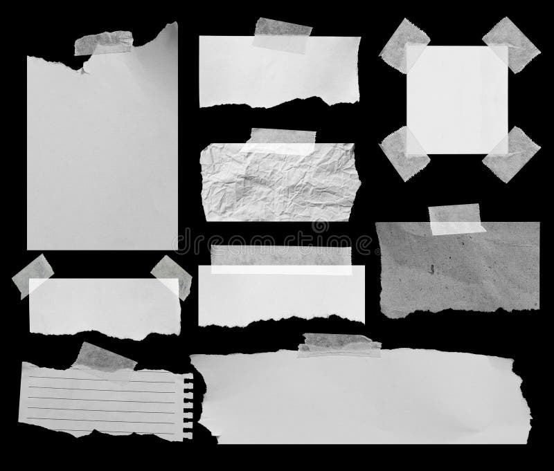 Torn Paper , Piece of Torn Paper. Stock Photo - Image of collection ...