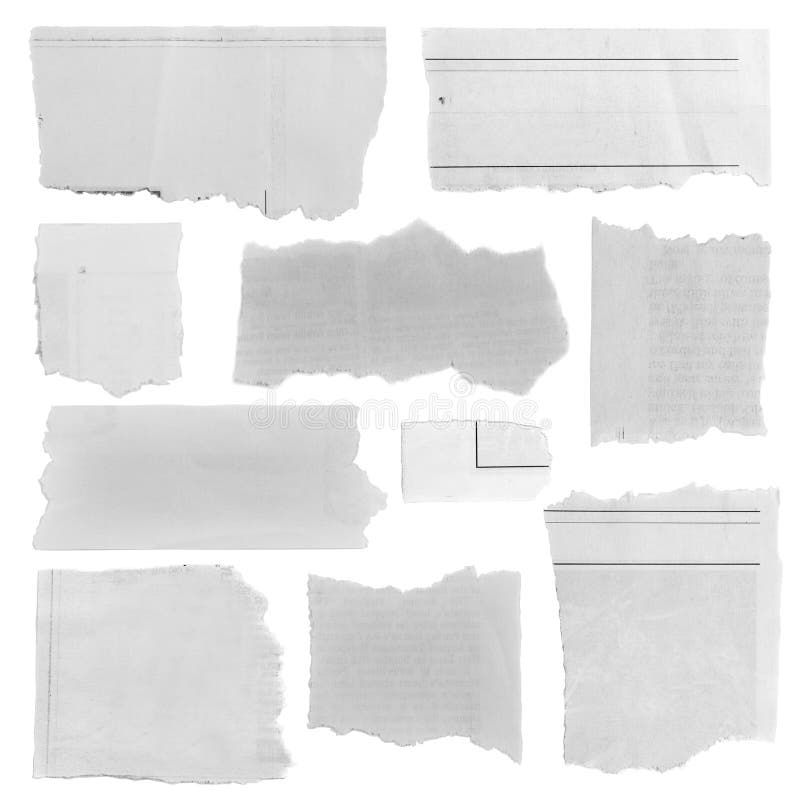 Torn paper pieces stock image. Image of grey, copy, ripped - 108006947