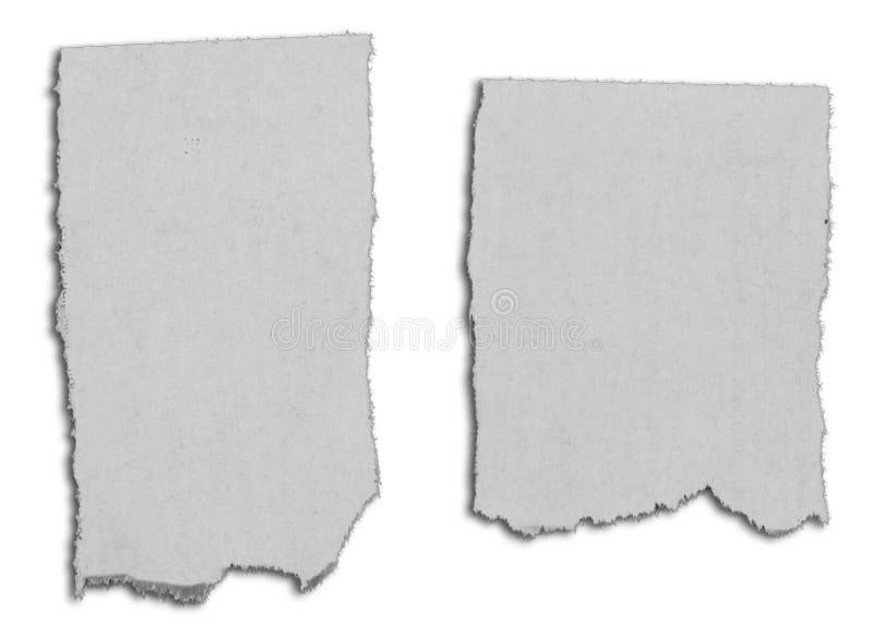 Torn paper pieces stock photo. Image of shotquot, frayed - 233637822