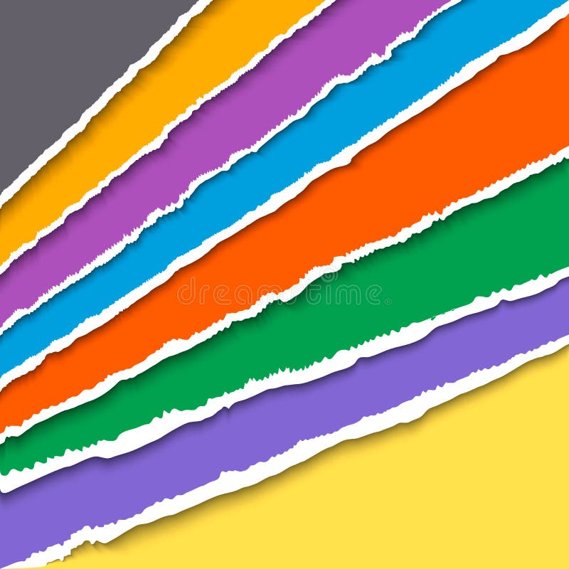 Torn paper sheets stock vector. Illustration of page - 46648423