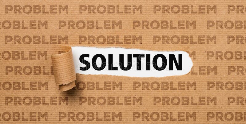 Problem - Solution stock image. Image of dark, creative - 46802109