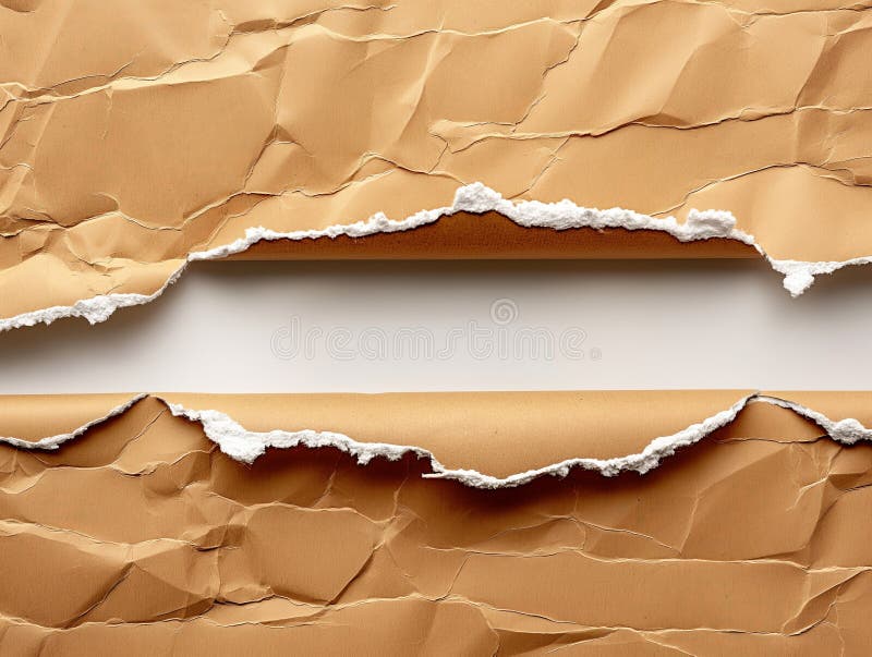 Torn Paper with Space for Text Stock Photo - Image of rough, paper ...