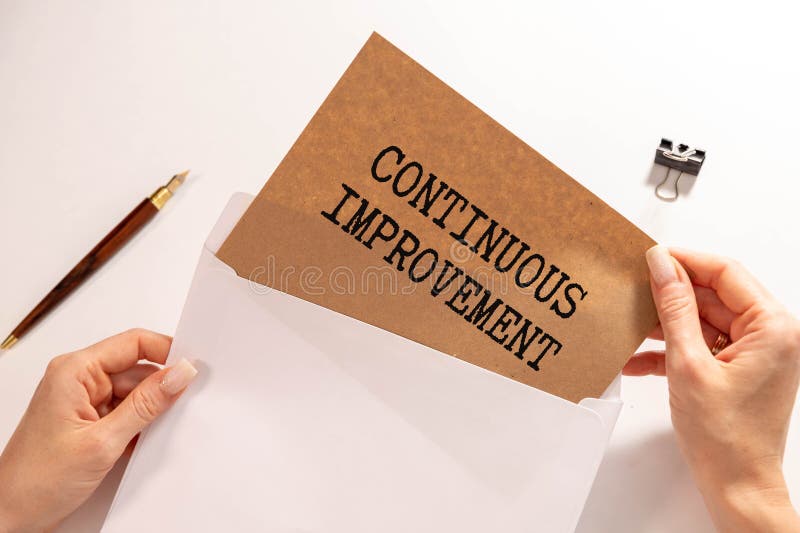 Torn Paper with Text Continuous Improvement Stock Image - Image of ... Torn Paper with Text Continuous Improvement Stock Image - Image of ...