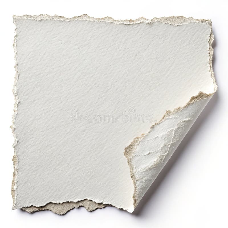 Torn Paper Texture Curled Corner, Off-White, Rough Edges, Texture ...