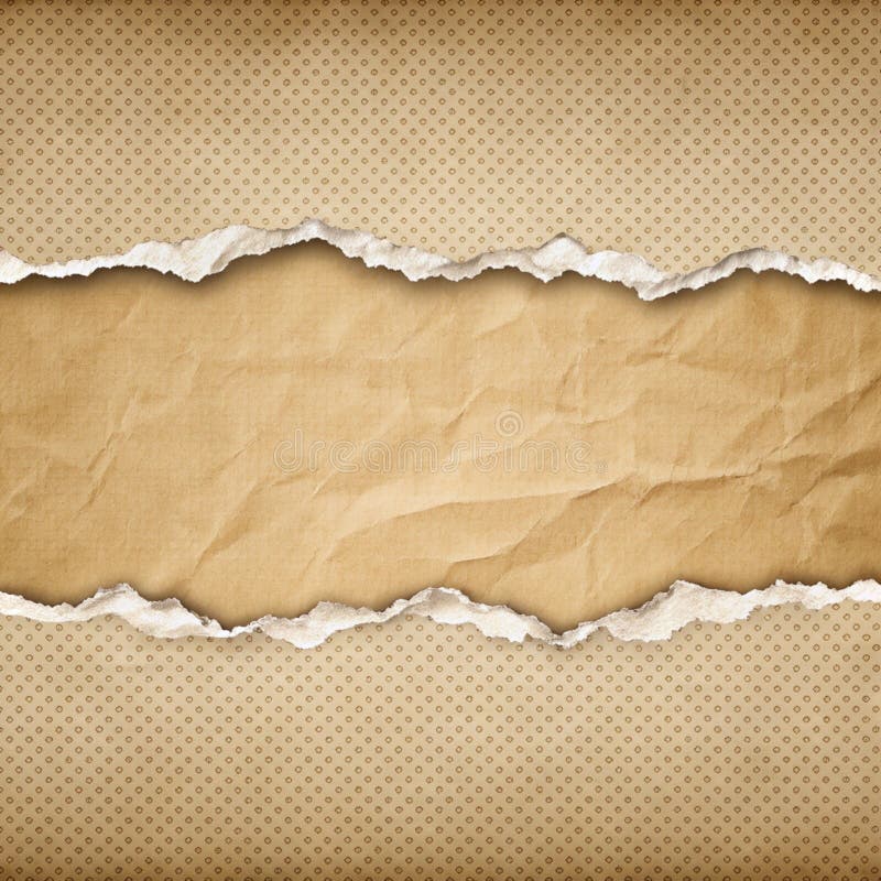 Torn Paper Texture Piece Ripped Border Edge Sheet Stock Illustration ...