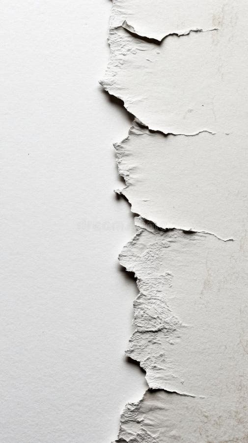 Torn Paper Texture with Irregular Edges Creating a Unique Visual Depth ...