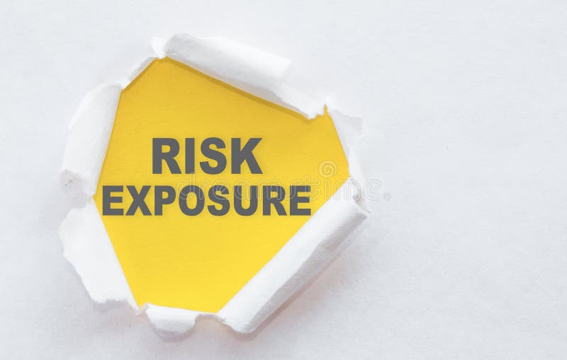 Risk Assessment is Shown on a Photo Using the Text Stock Photo - Image ...