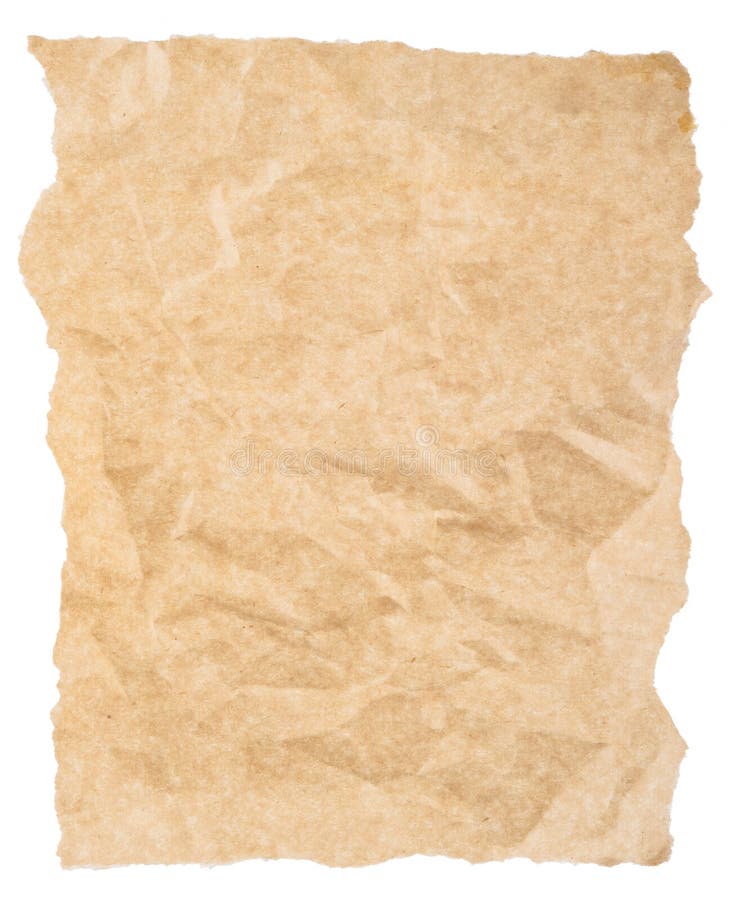 Torn piece of old paper stock photo. Image of medium - 24385312