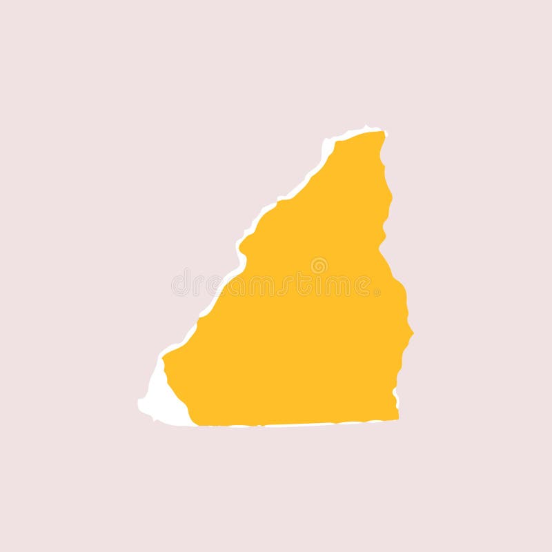 Torn Piece of Paper Isolated. Triangle Piece of Paper with a Torn Edge ...