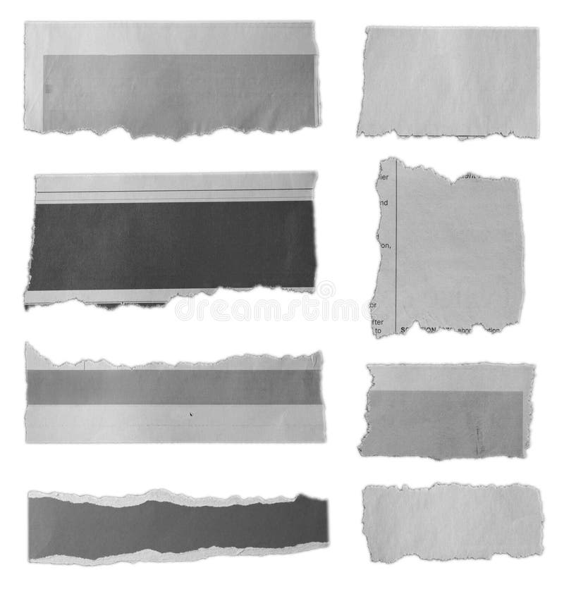 Torn pieces of paper stock image. Image of edges, teared - 317203779