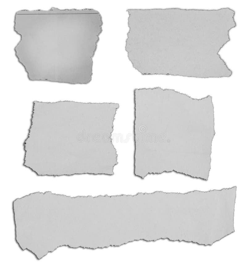 Torn pieces of paper stock photo. Image of pieces, quot - 184258068
