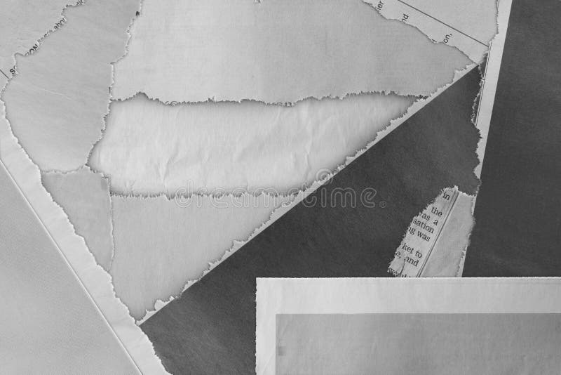 Torn pieces of paper stock photo. Image of overlap, layers - 135934108