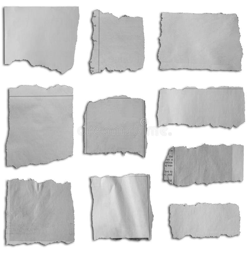 Teared paper pieces stock image. Image of empty, backdrop - 4539223