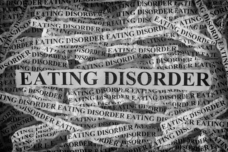 Torn Pieces of Paper with the Words Eating Disorder Stock Photo - Image ...