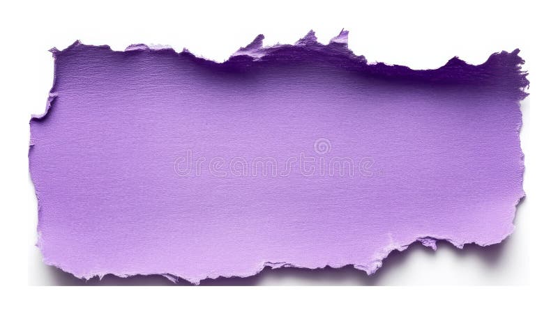 Torn Purple Paper with Smooth Texture and Rugged Edges, Artistic ...
