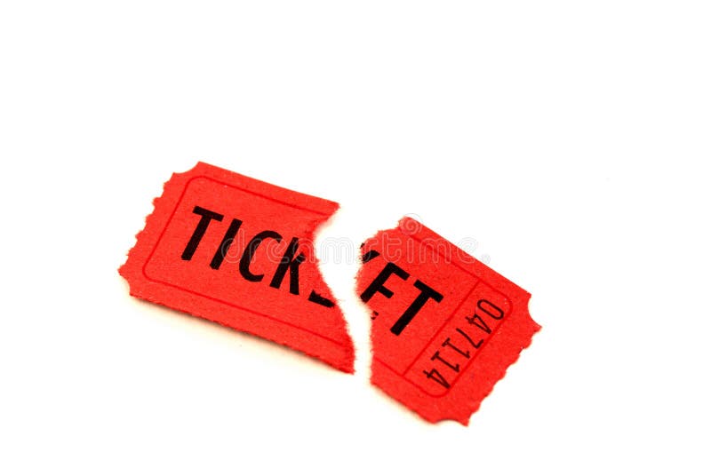 Torn Ticket stock photo. Image of tear, rides, torn, raffle - 70254