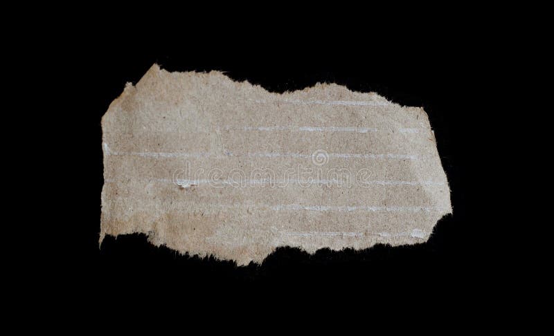 Recycled Craft Torn Tear Paper Texture As Background. Stock Image ...