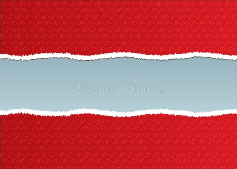A Torn Ripped Red Wall Paper Stock Vector - Illustration of pattern ...