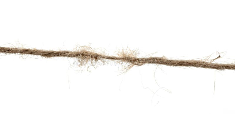 Torn rope stock photo. Image of knot, divorce, security - 27978388