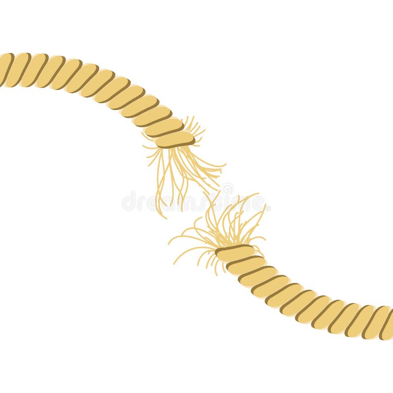 Frayed Rope Breaking Stock Illustrations – 20 Frayed Rope Breaking ...