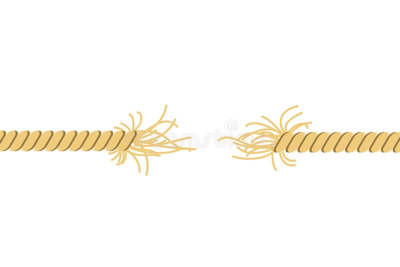 Frayed Rope Breaking Stock Illustrations – 20 Frayed Rope Breaking ...